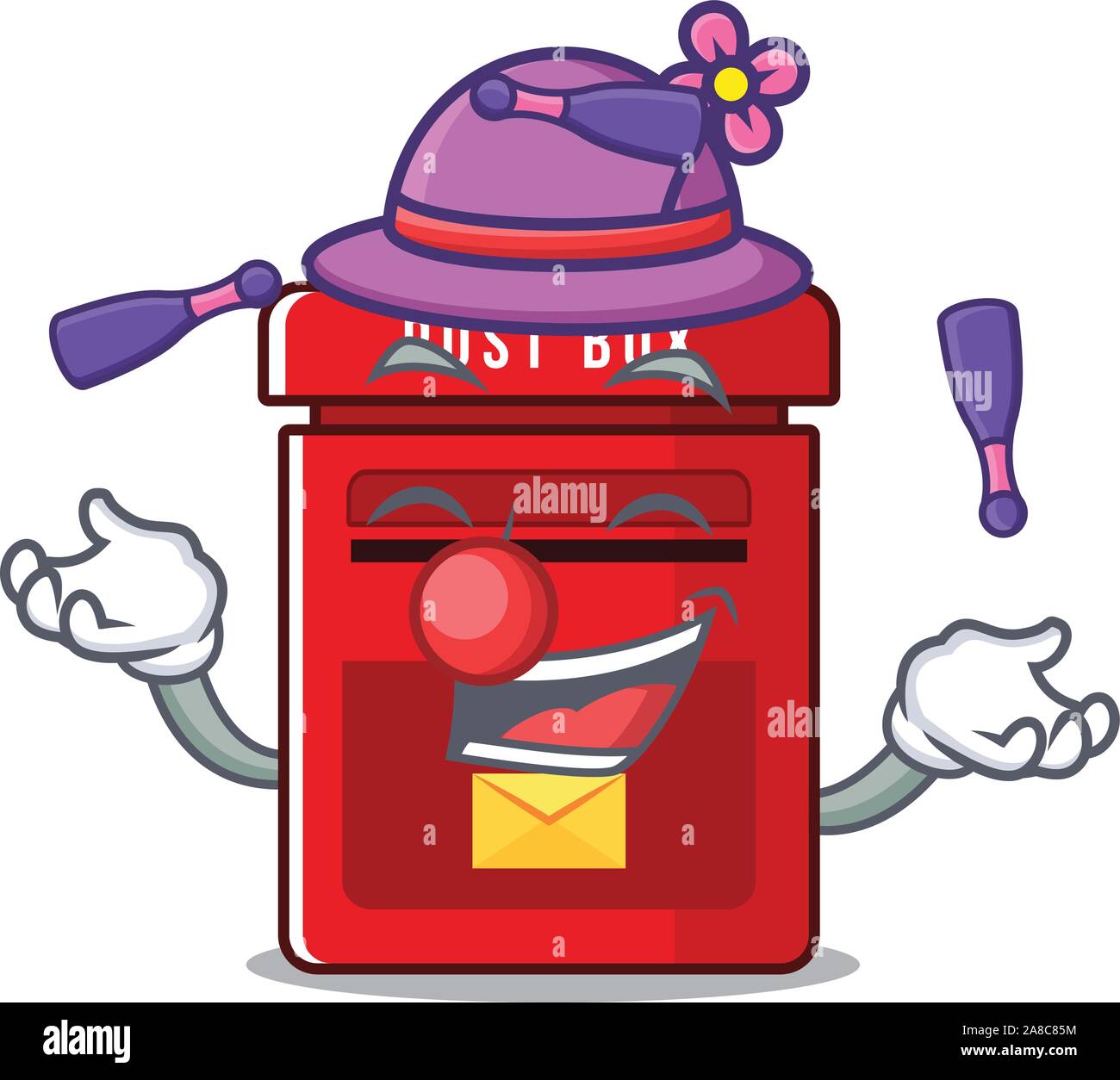 Funny mailbox Stock Vector Images - Alamy