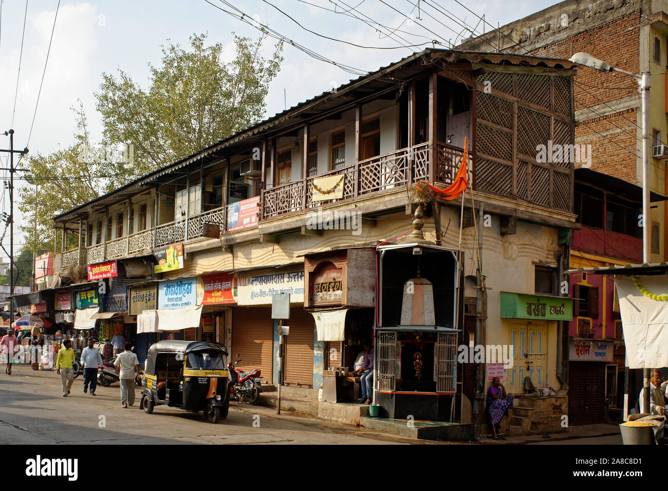 Old architectural buildings in a market square Stock Photo - Alamy