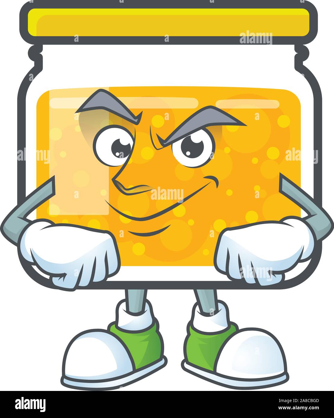 Pineapple fruit cartoon smiley hi-res stock photography and images - Alamy