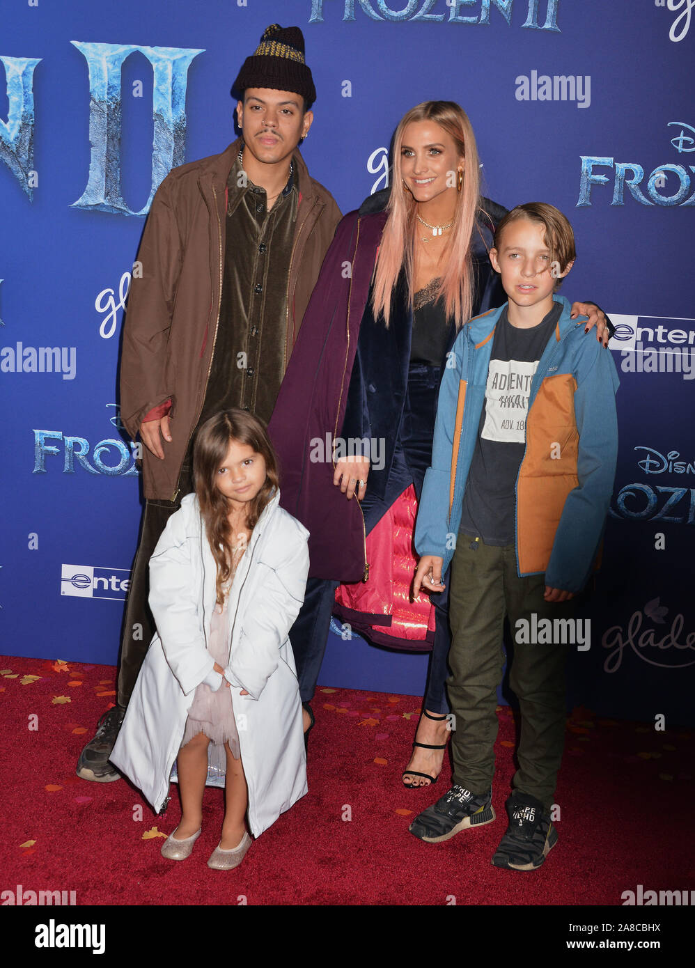 Los Angeles, USA. 07th Nov, 2019. Bronx Wentz, Evan Ross, Ashlee ...