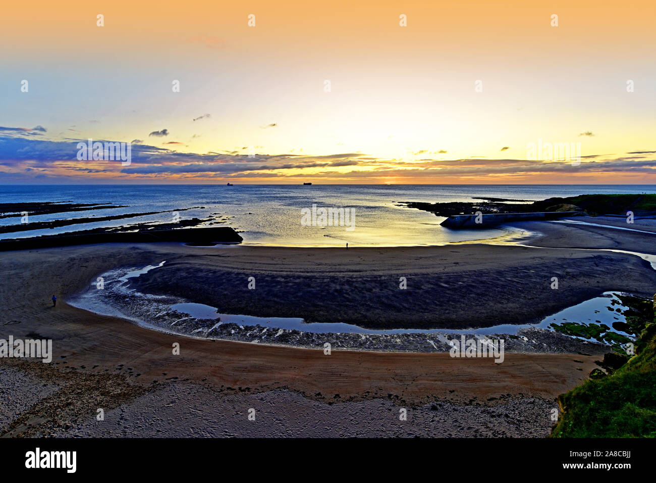 Swimmers dawn north sea hi-res stock photography and images - Alamy