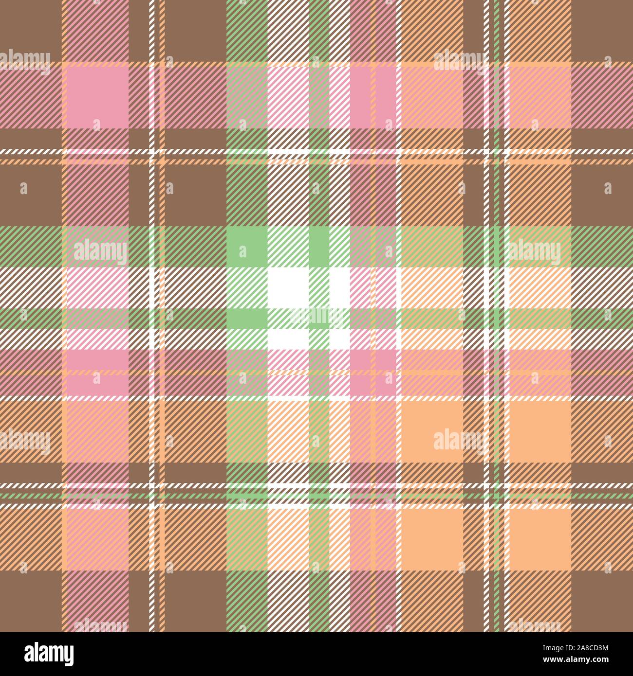 Lite color textile check seamless pattern. Flat design. Vector ...
