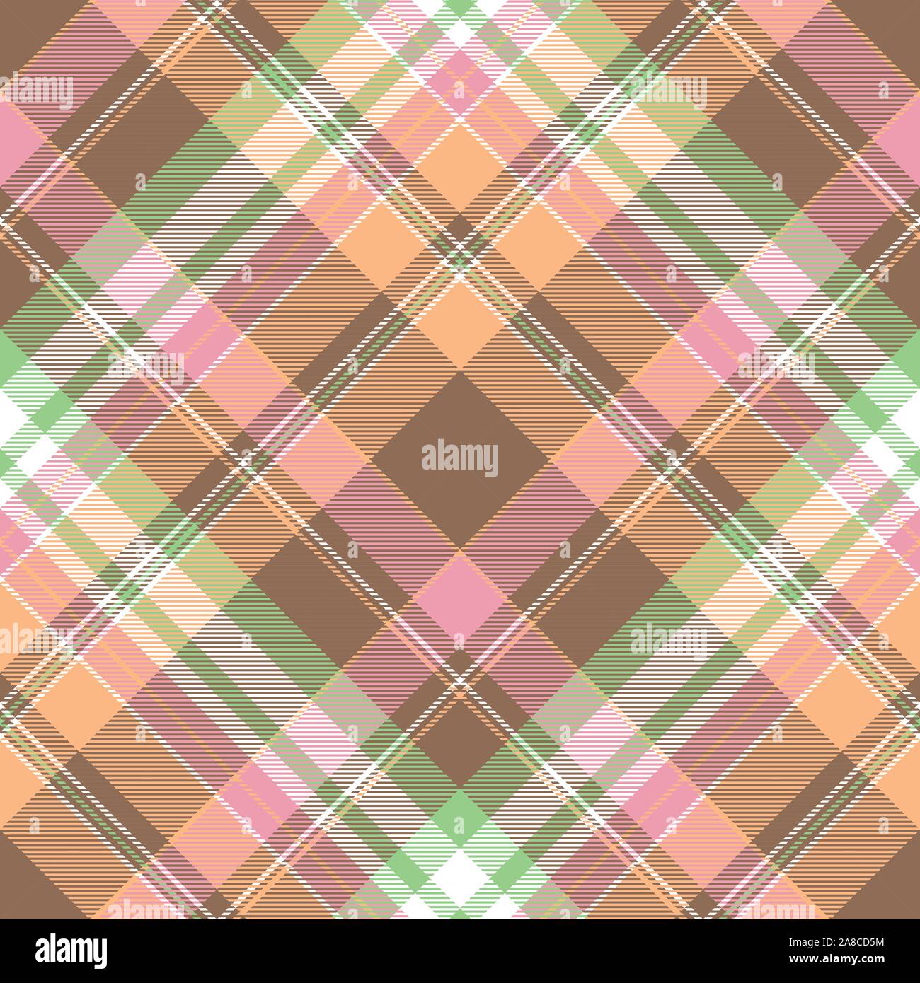 Lite color textile check seamless pattern. Flat design. Vector ...