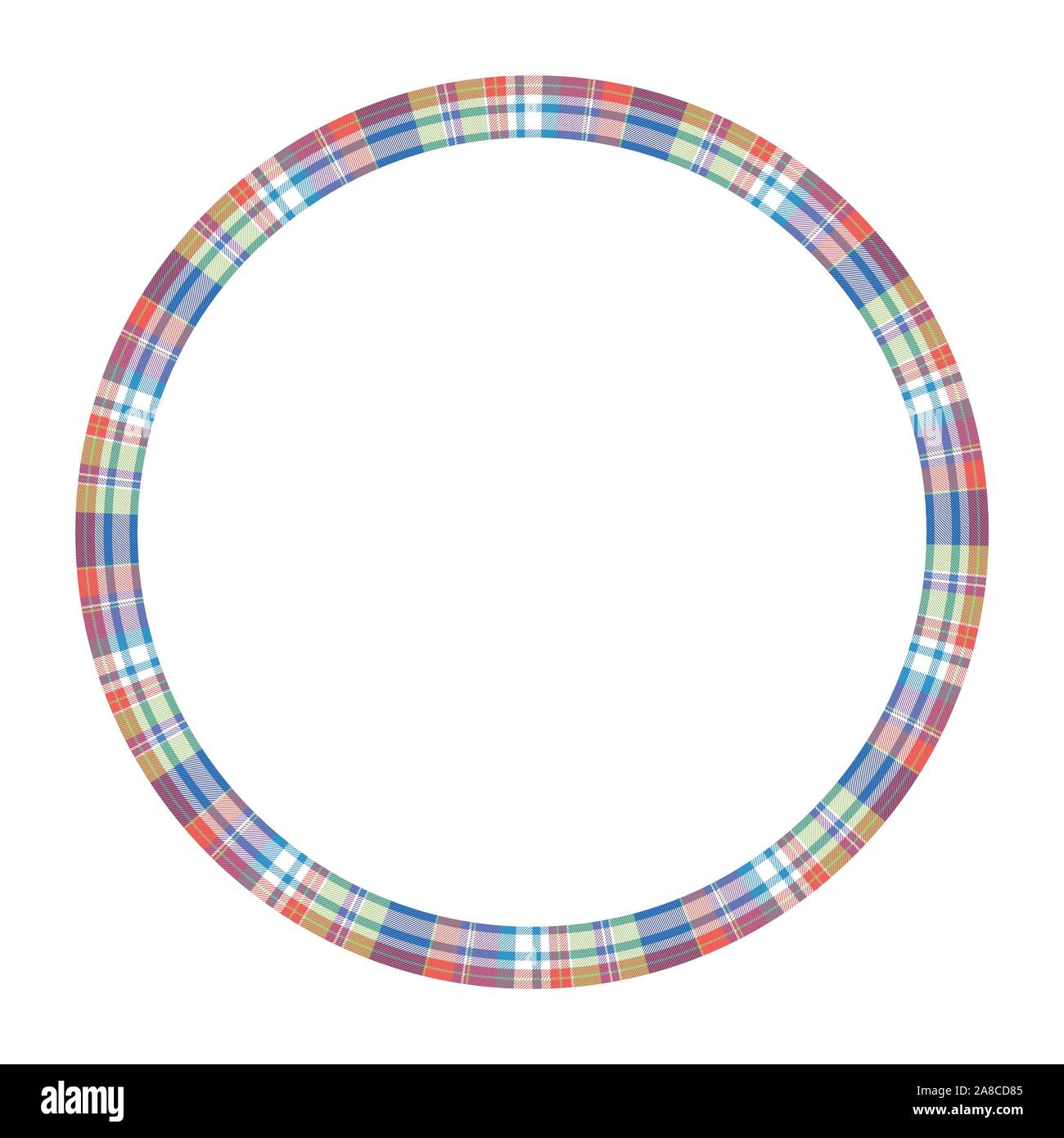 Round frame vector vintage pattern design template. Circle border ...