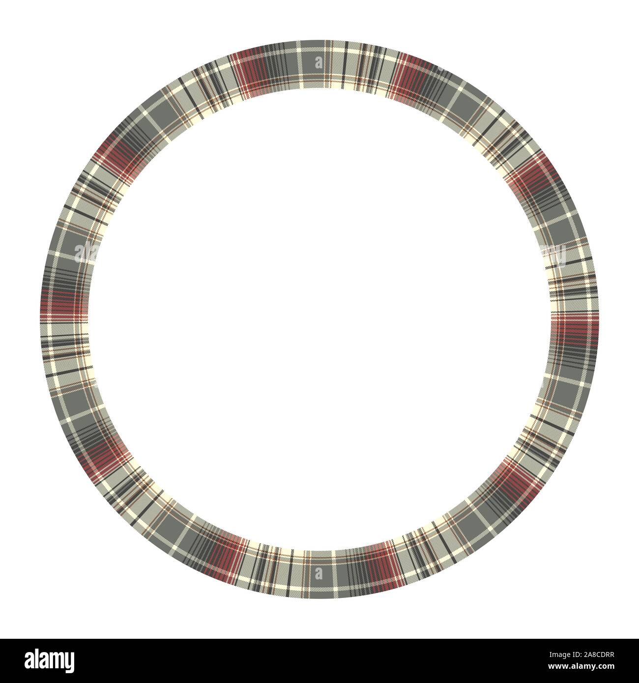 Round frame vector vintage pattern design template. Circle border ...