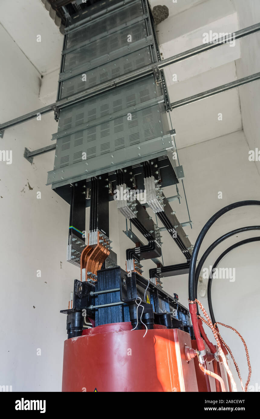 Power transformer installation hi-res stock photography and images - Alamy