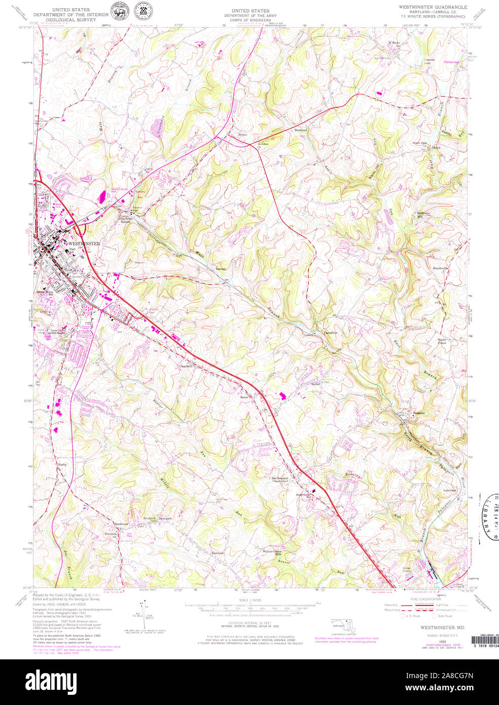 Map of westminster Cut Out Stock Images & Pictures - Alamy