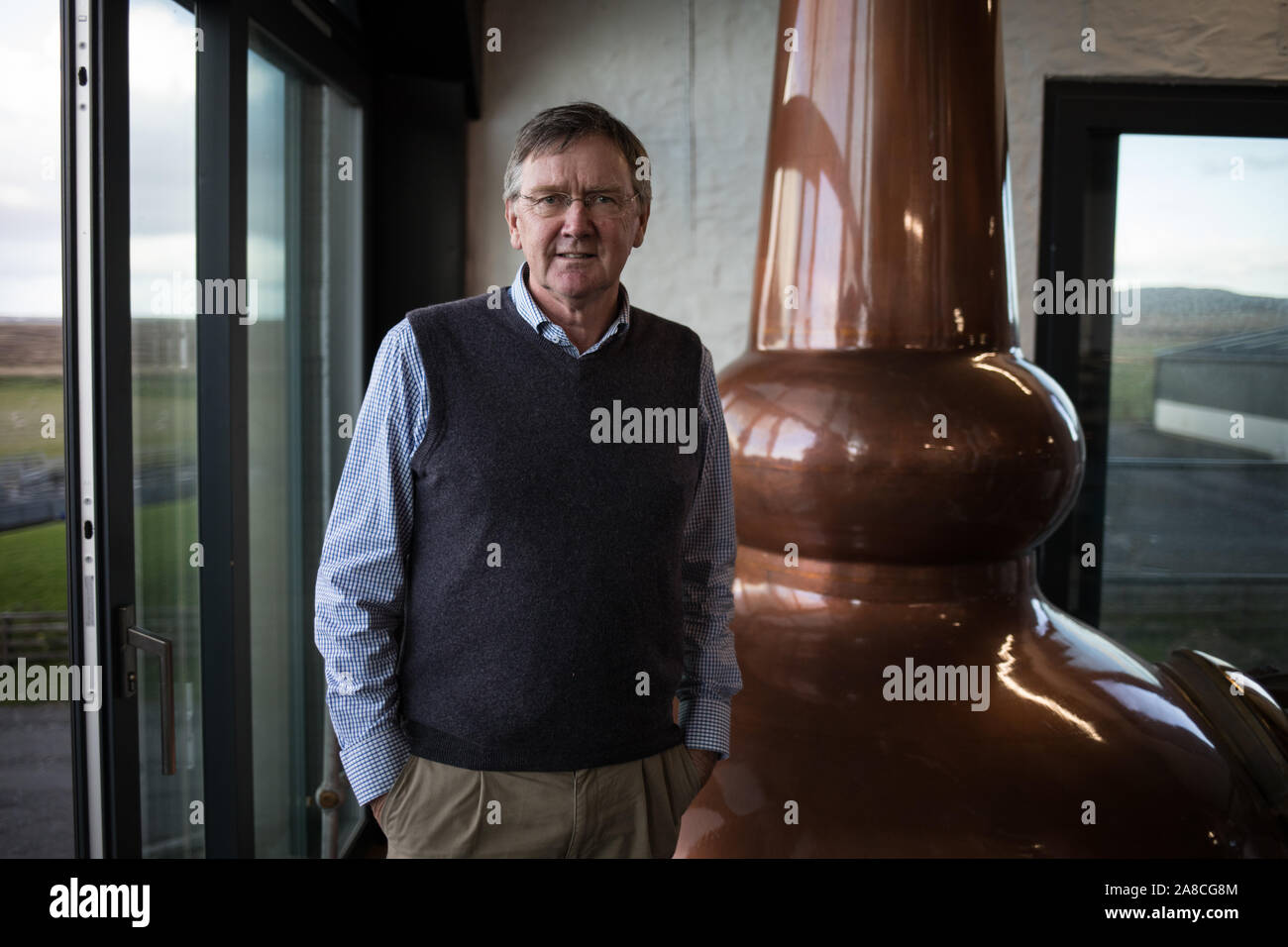 Anthony Wills, founder and managing director of Kilchoman single malt ...