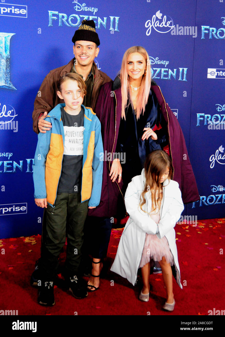 Hollywood, California, USA 7th November 2019 Bronx Wentz, Evan Ross ...