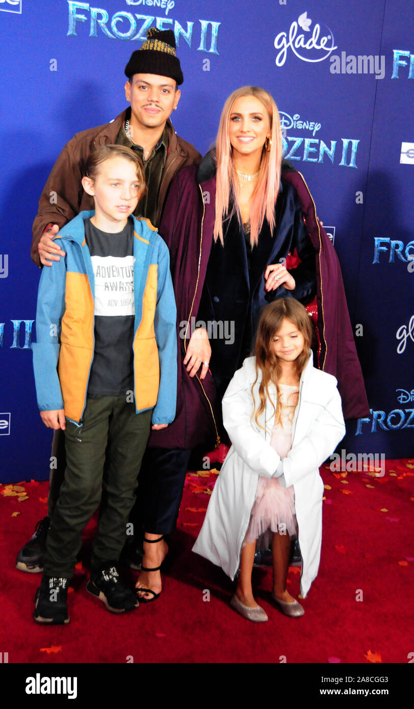 Hollywood, California, USA 7th November 2019 Bronx Wentz, Evan Ross ...
