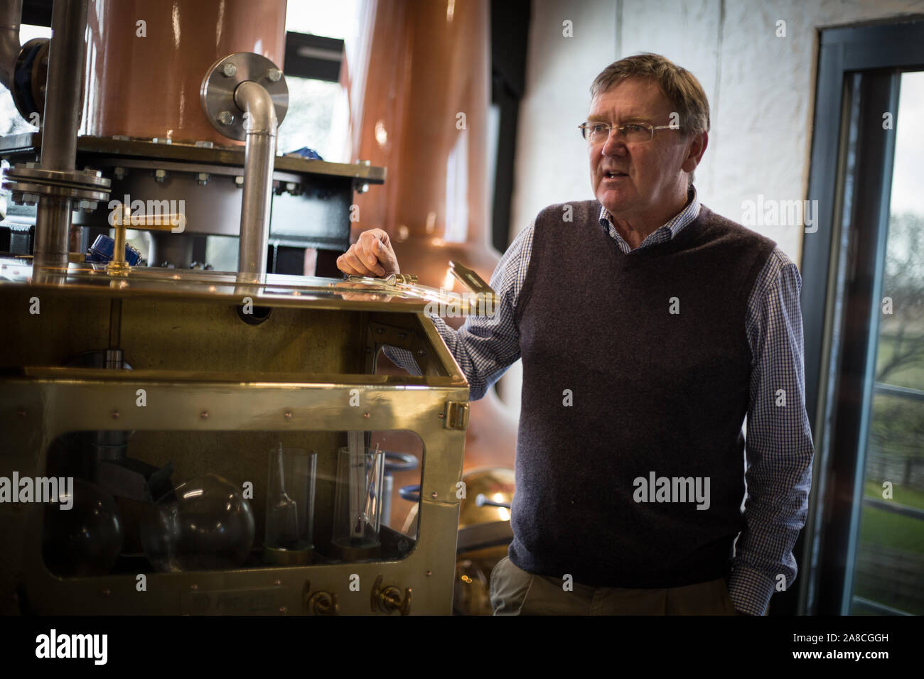 Anthony Wills, founder and managing director of Kilchoman single malt ...