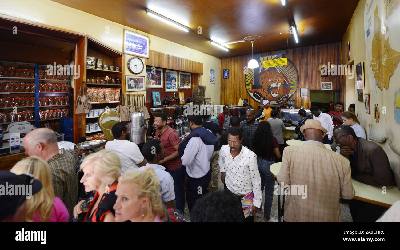 Addis ababa piazza city hi-res stock photography and images - Alamy