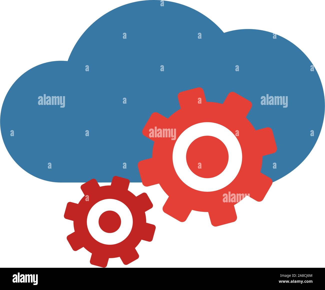 Cloud Management icon. Flat creative element from big data icons ...