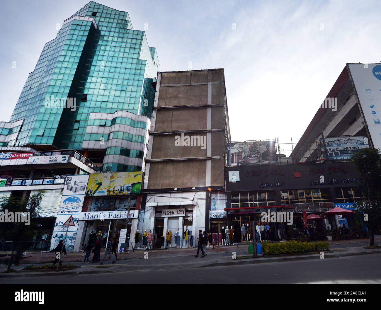 New modern buildings in Addis Ababa, Ethiopia Stock Photo - Alamy