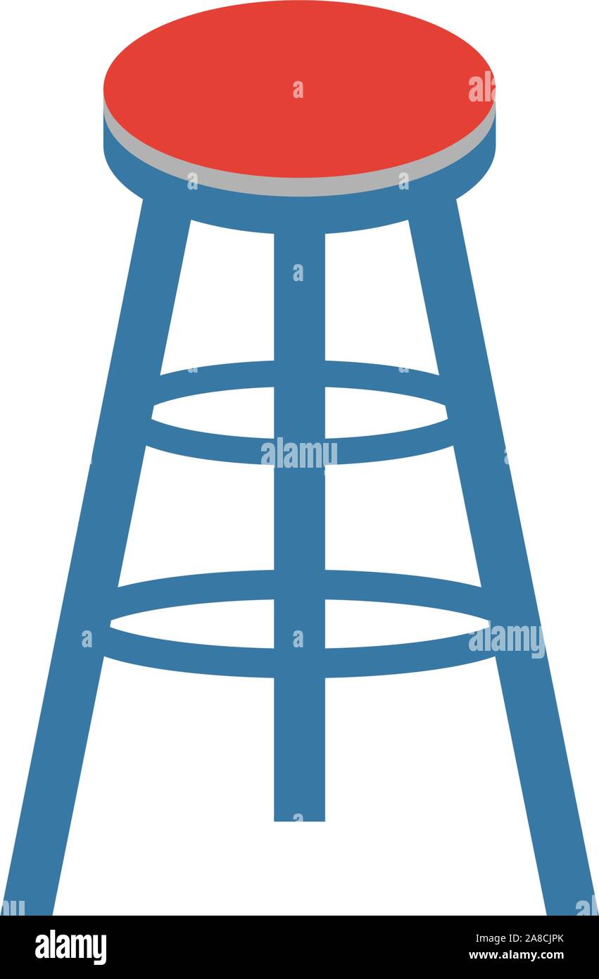 Bar Stool icon. Flat creative element from bar and restaurant icons ...