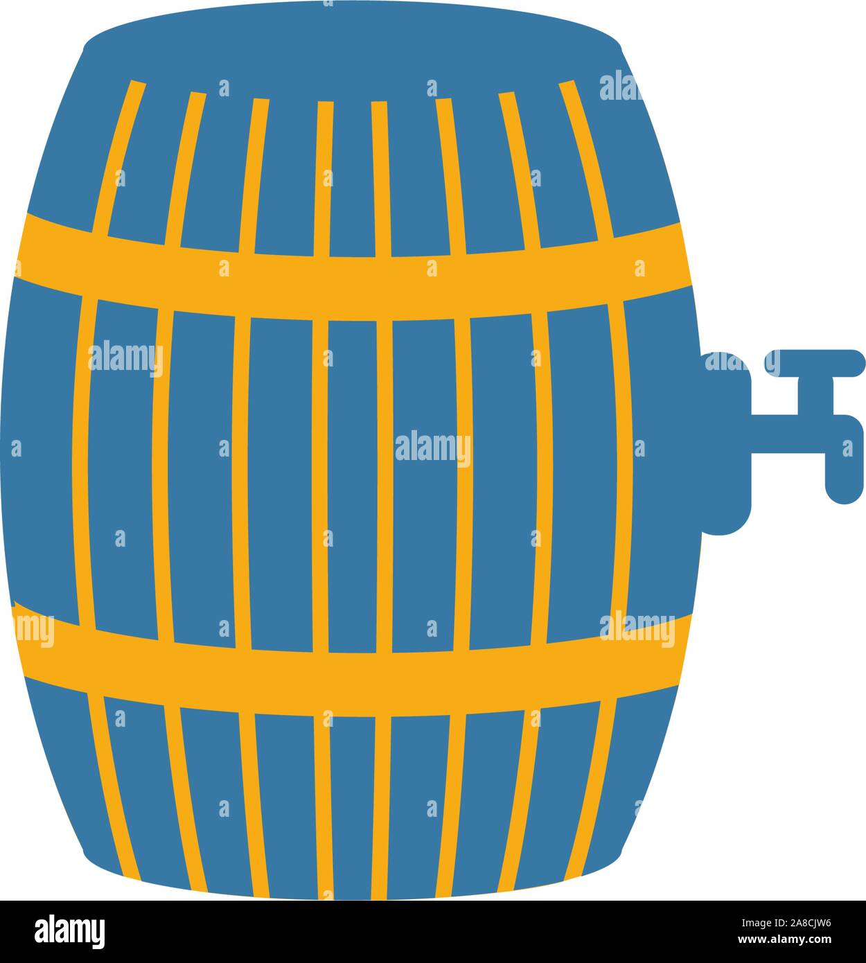 Beer Barrel icon. Flat creative element from bar and restaurant icons ...
