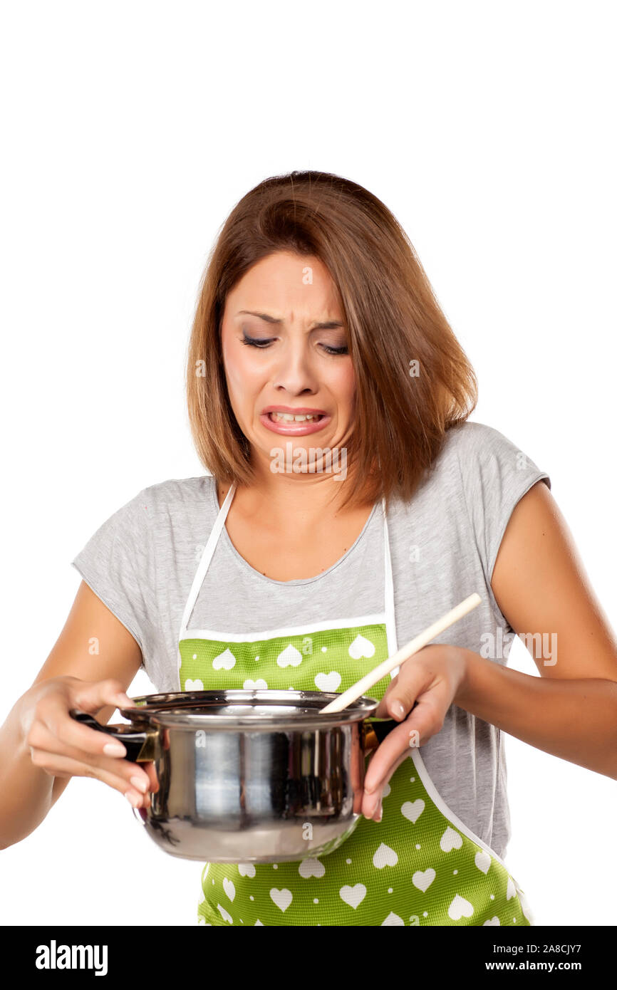 Girl disgusted by food hi-res stock photography and images - Alamy