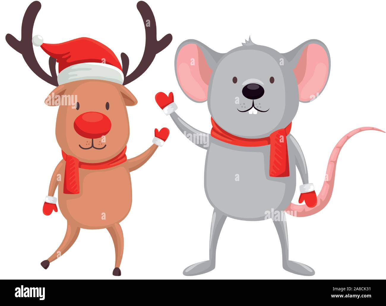 Reindeer mouse Stock Vector Images - Alamy