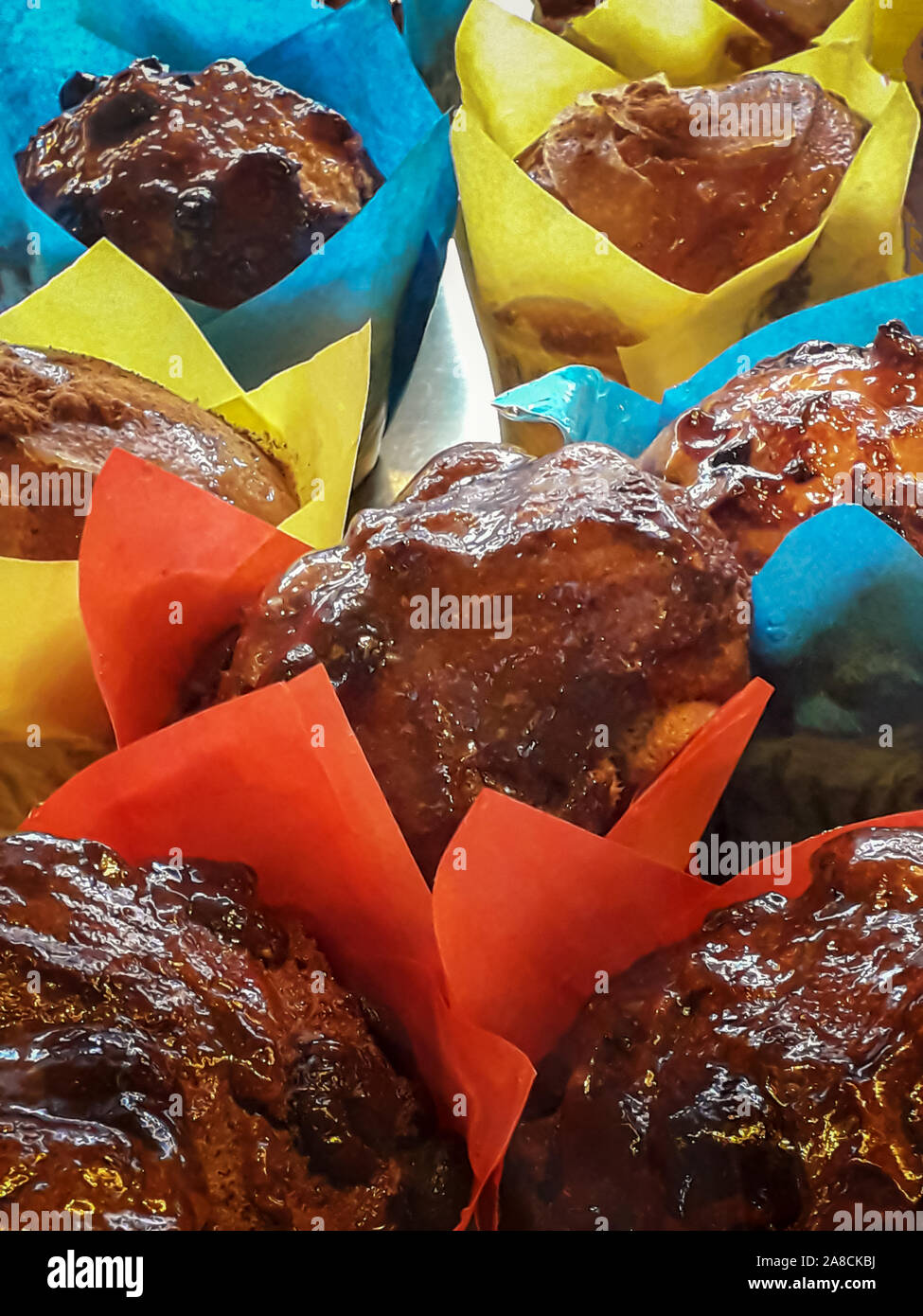 Close up freshly baked sweets hi-res stock photography and images - Alamy