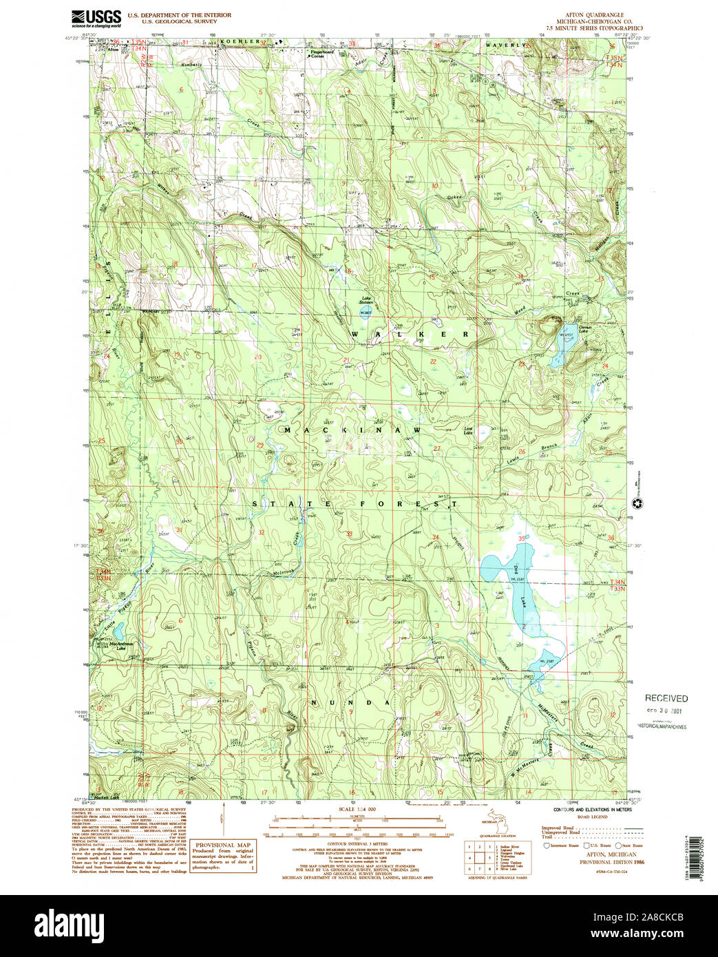 Afton map hi-res stock photography and images - Alamy