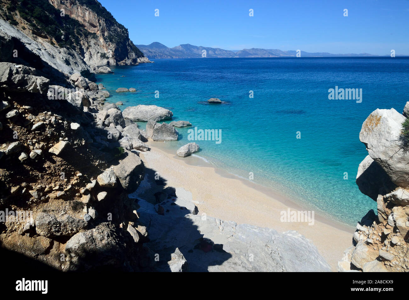 View of Cala Goloritzè beach Stock Photo - Alamy