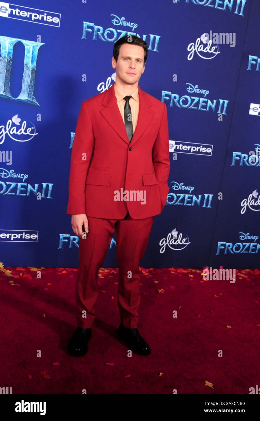 Hollywood, California, USA 7th November 2019 Actor Jonathan Groff ...