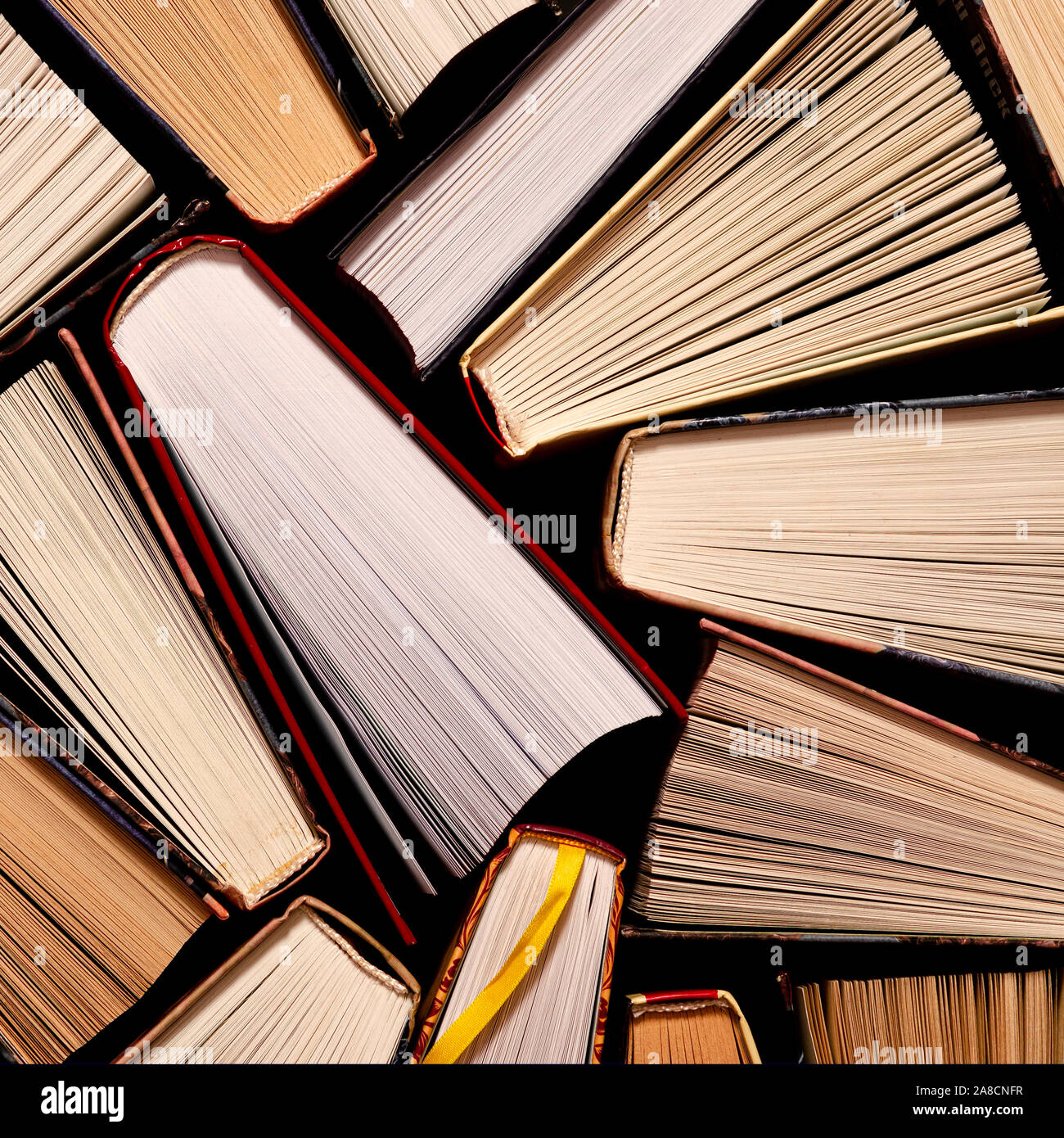 Open thick book text icon hi-res stock photography and images - Alamy
