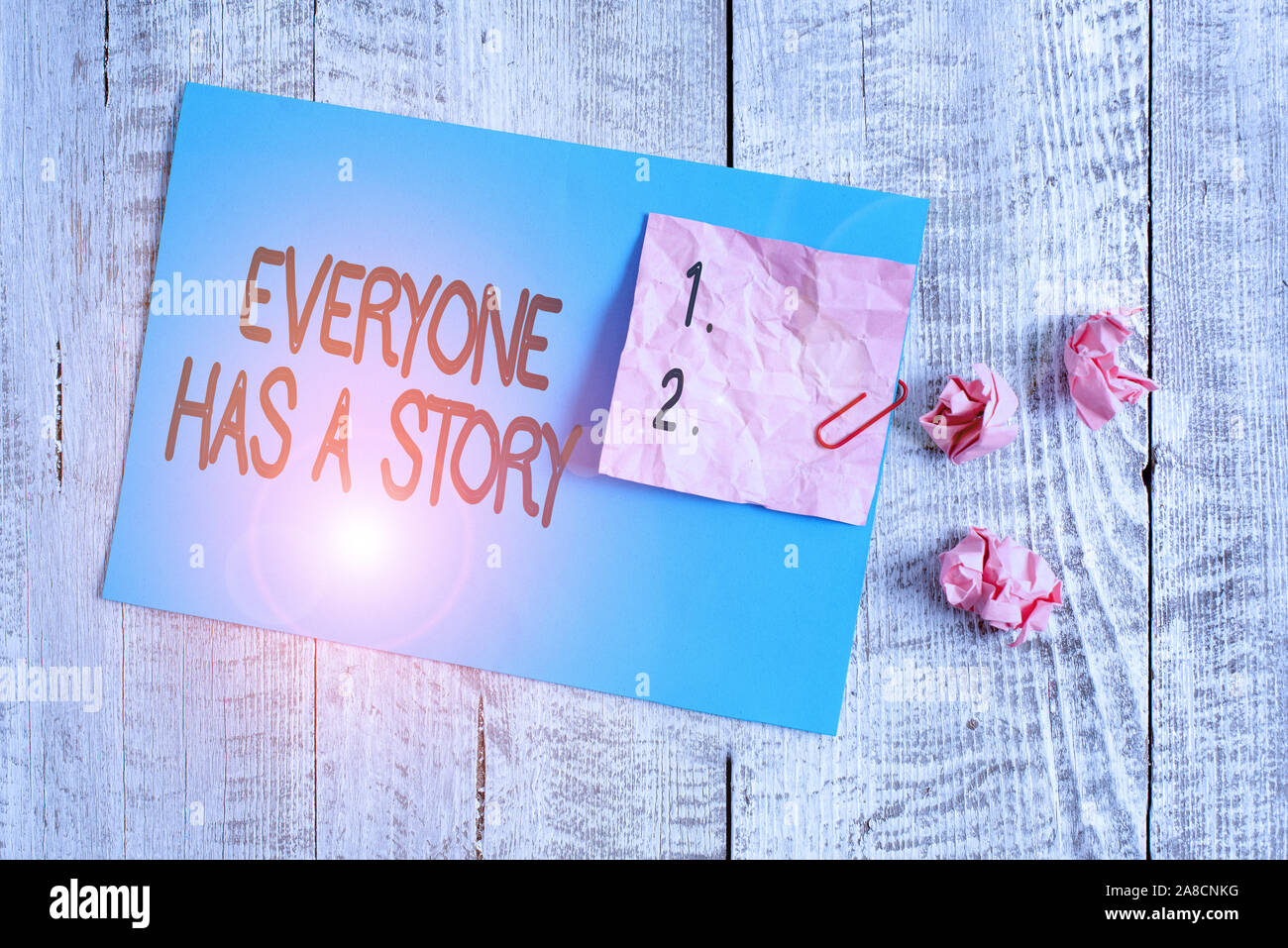 Word writing text Everyone Has A Story. Business photo showcasing ...