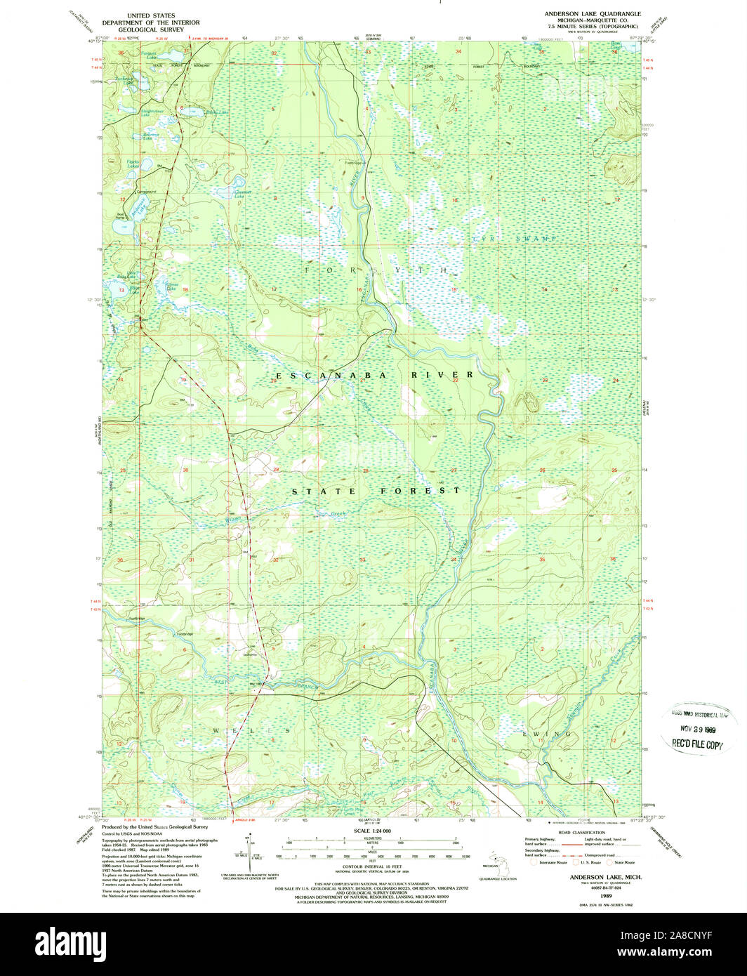 Anderson lake Cut Out Stock Images & Pictures - Alamy