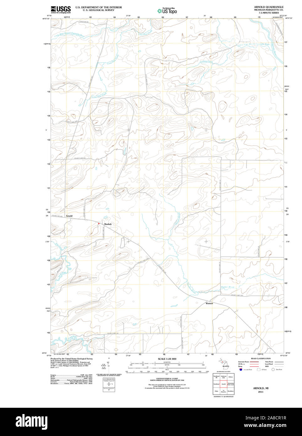 Map of arnold hi-res stock photography and images - Alamy