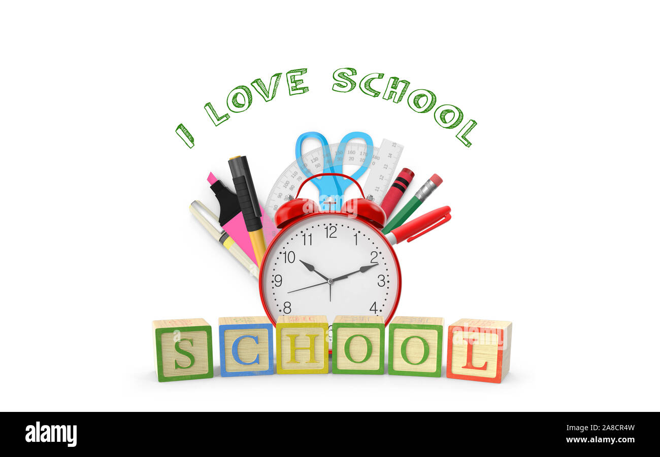 I Love School High Resolution Stock Photography and Images - Alamy
