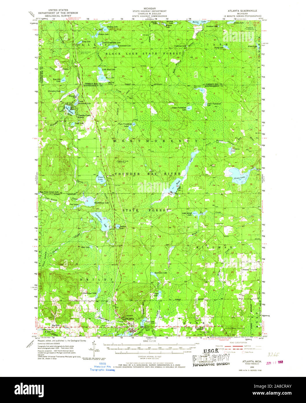 Atlanta map restoration Cut Out Stock Images & Pictures - Alamy