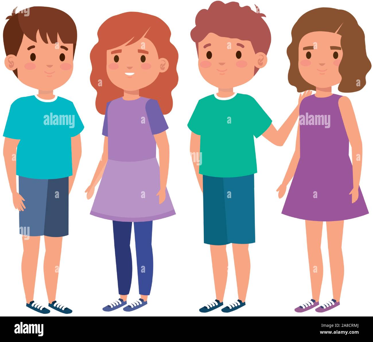 cute little children avatar character Stock Vector Image & Art - Alamy