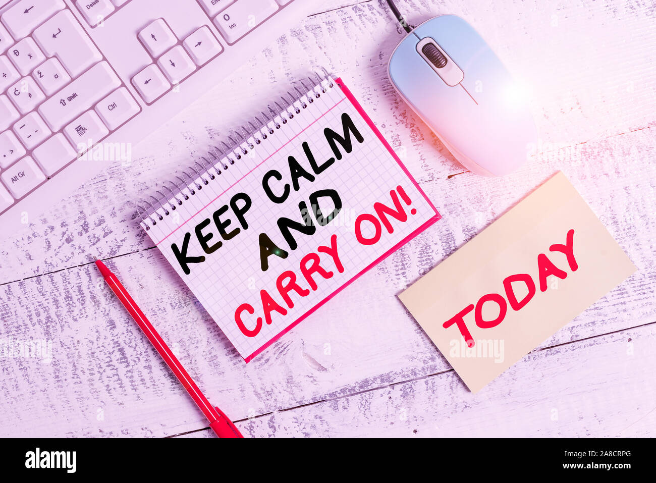 Word writing text Keep Calm And Carry On. Business photo showcasing ...