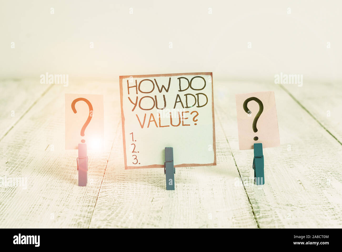 Conceptual hand writing showing How Do You Add Value Question. Concept ...