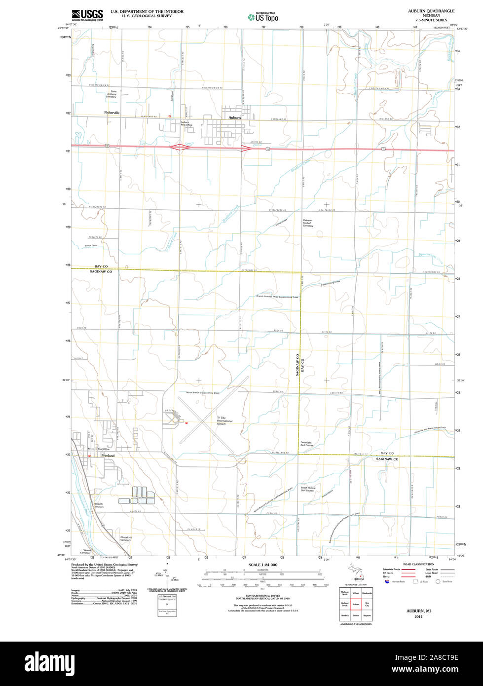 Auburn map hi-res stock photography and images - Alamy