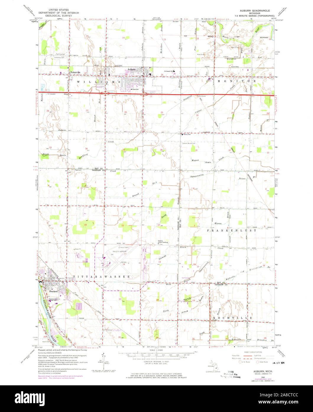 Auburn map Cut Out Stock Images & Pictures - Alamy