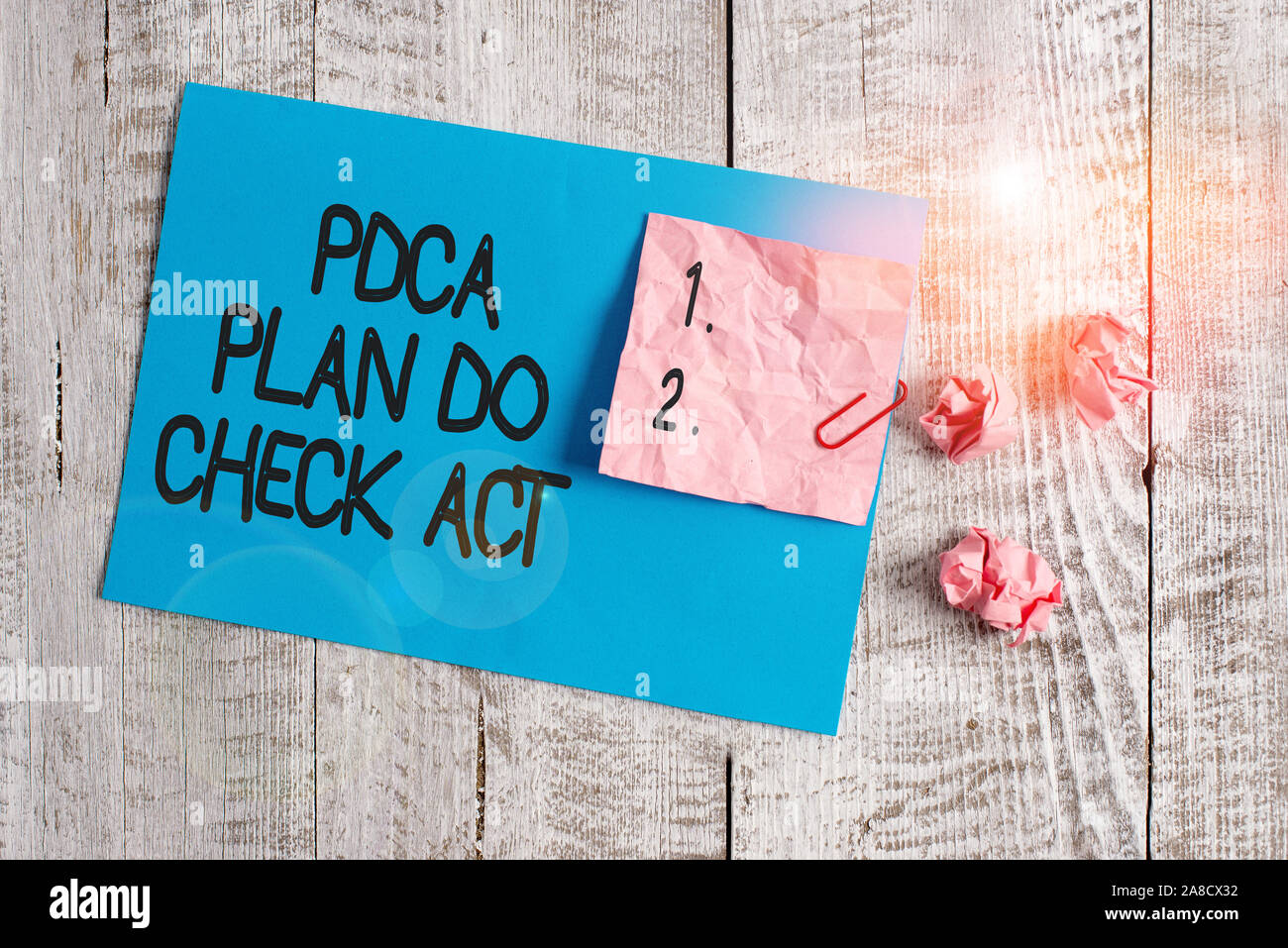 Word writing text Pdca Plan Do Check Act. Business photo showcasing ...