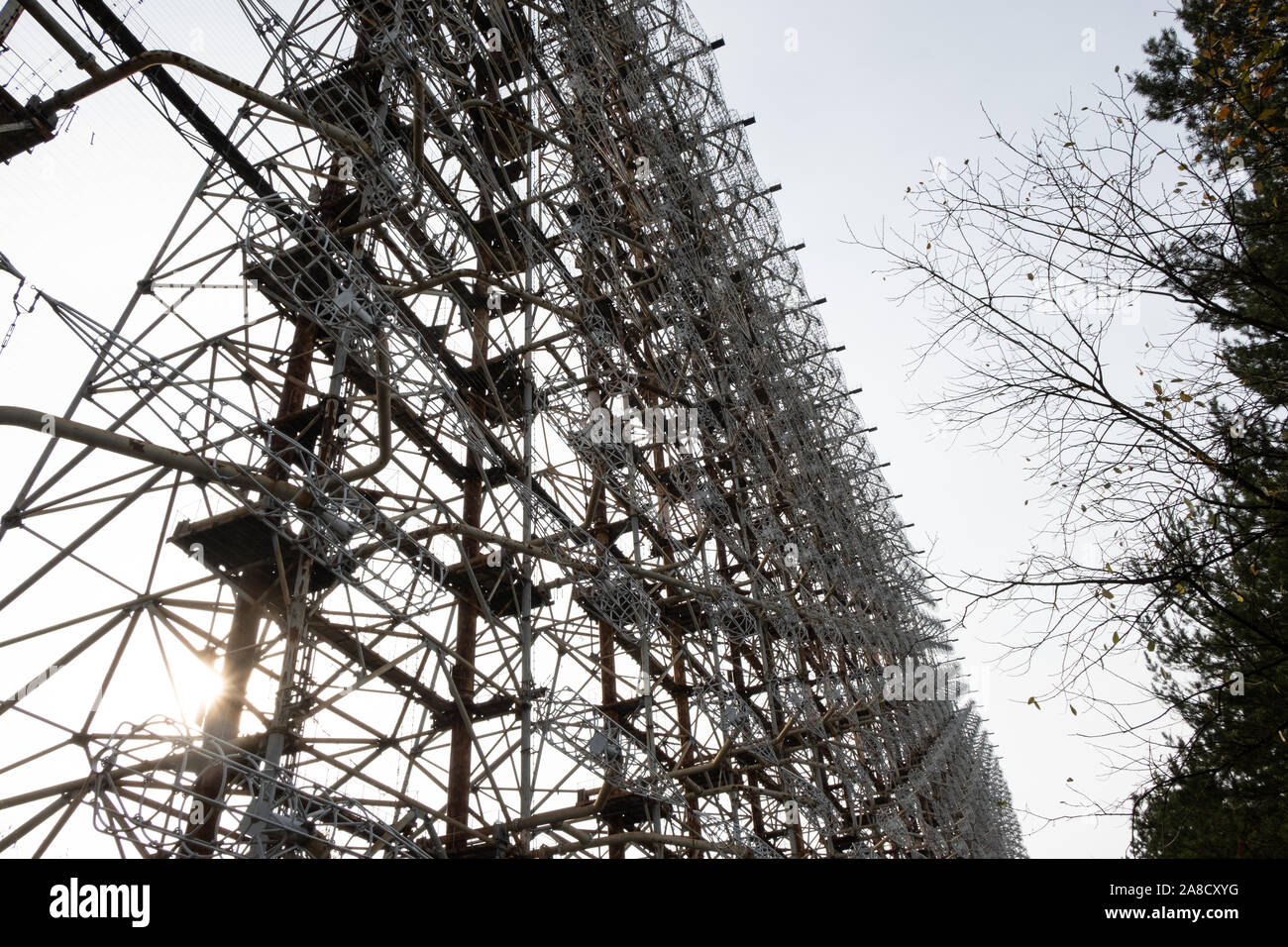 Duga-3 Soviet radar system in Chernobyl Nuclear Power Plant Zone of ...