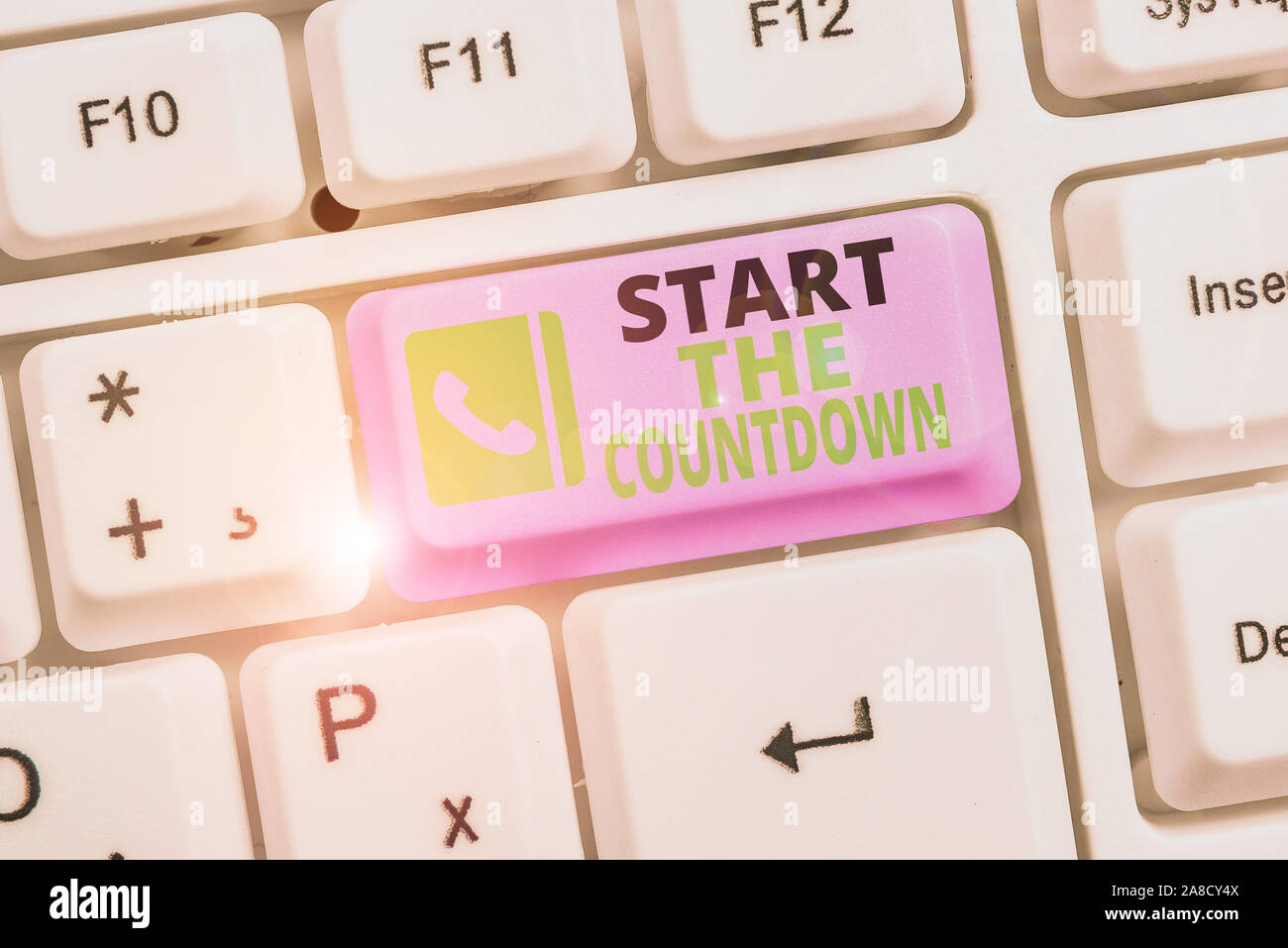 Conceptual hand writing showing Start The Countdown. Concept meaning ...