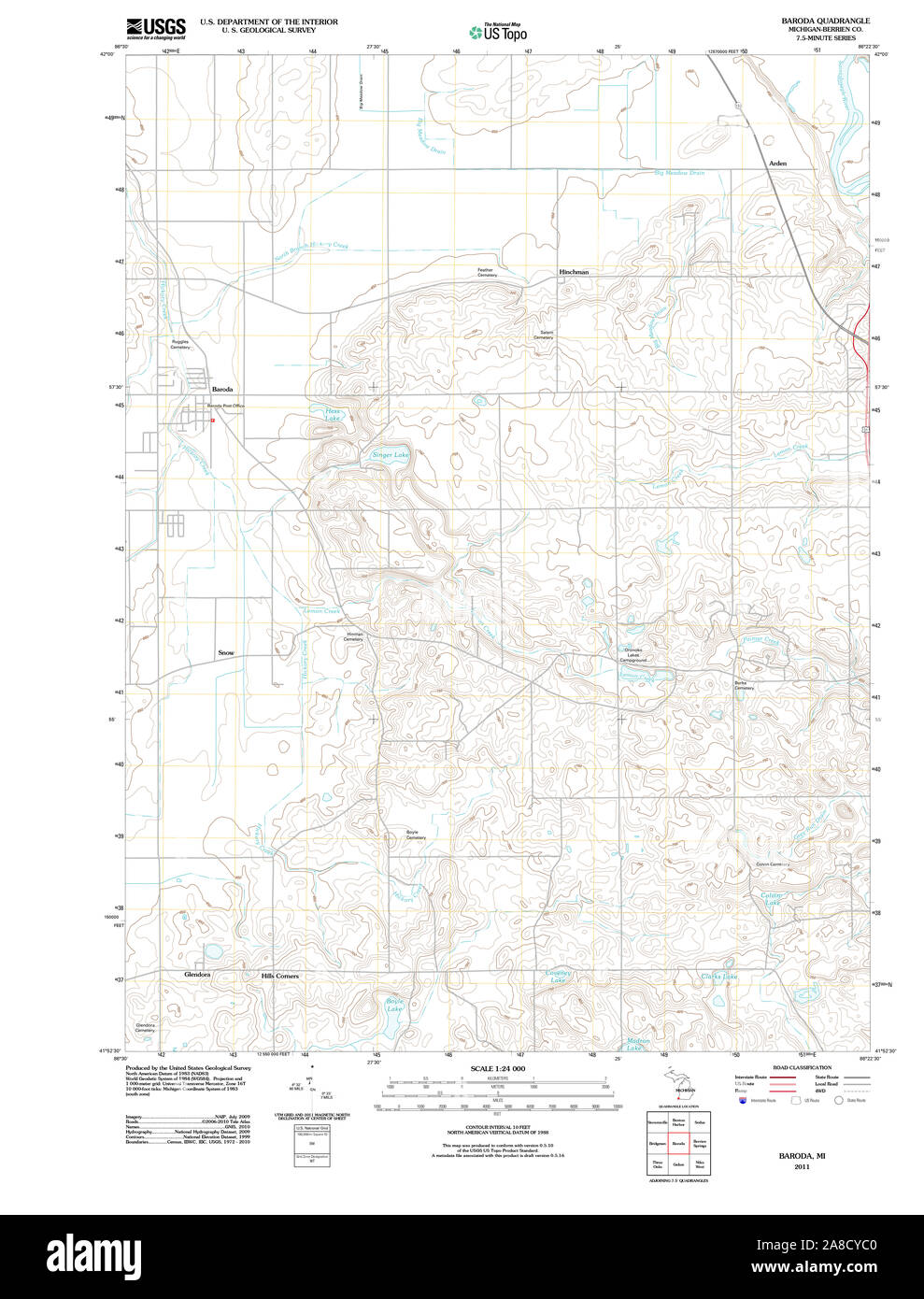 Michigan baroda hi-res stock photography and images - Alamy