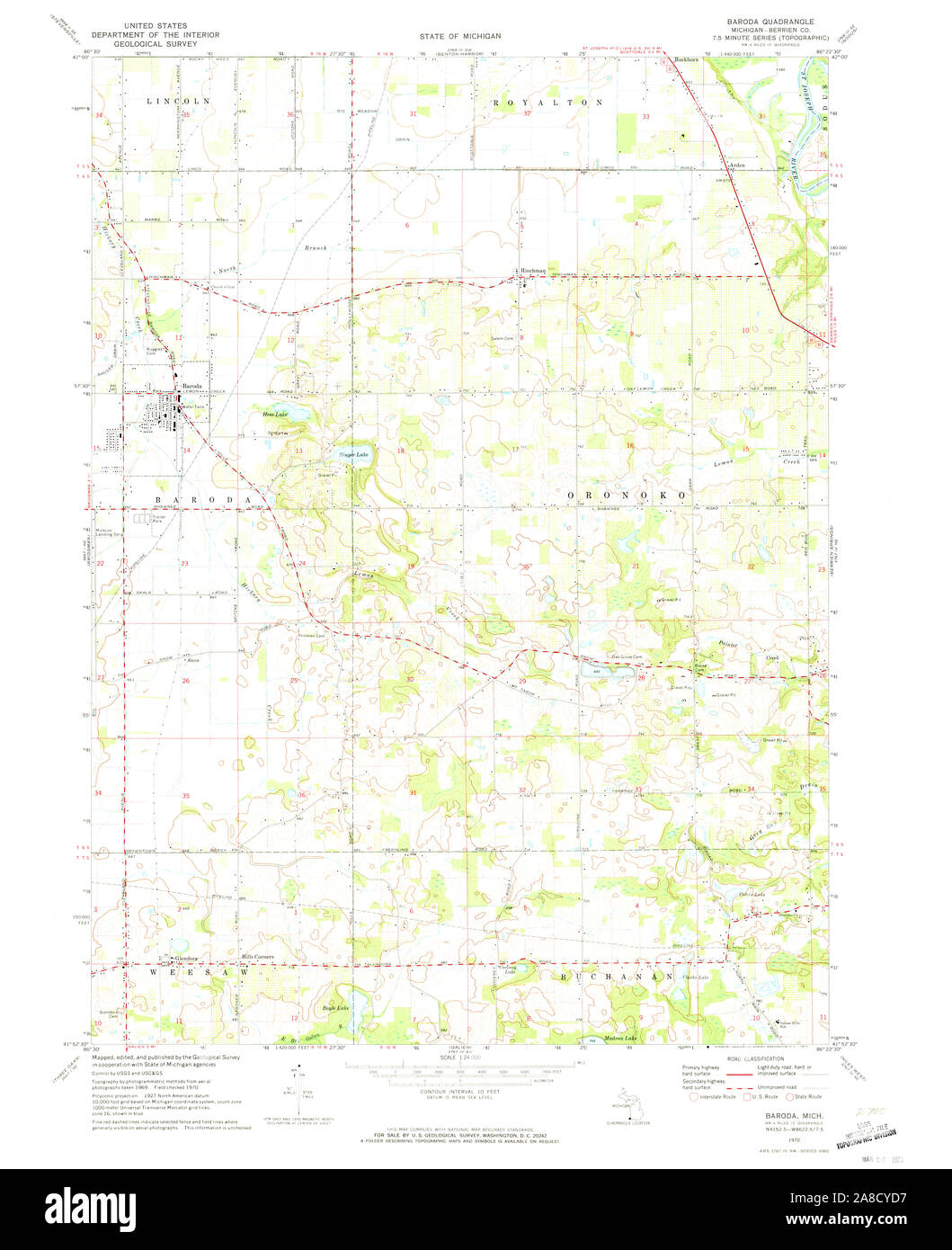 Baroda michigan hi-res stock photography and images - Alamy