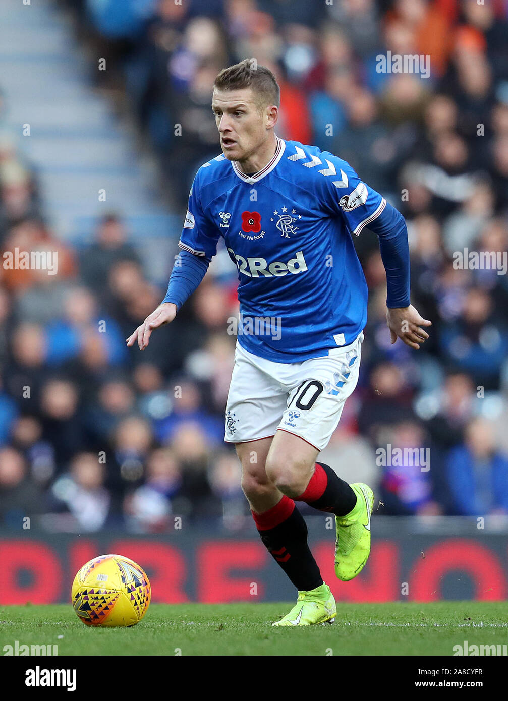 Rangers' Steven Davis Stock Photo - Alamy