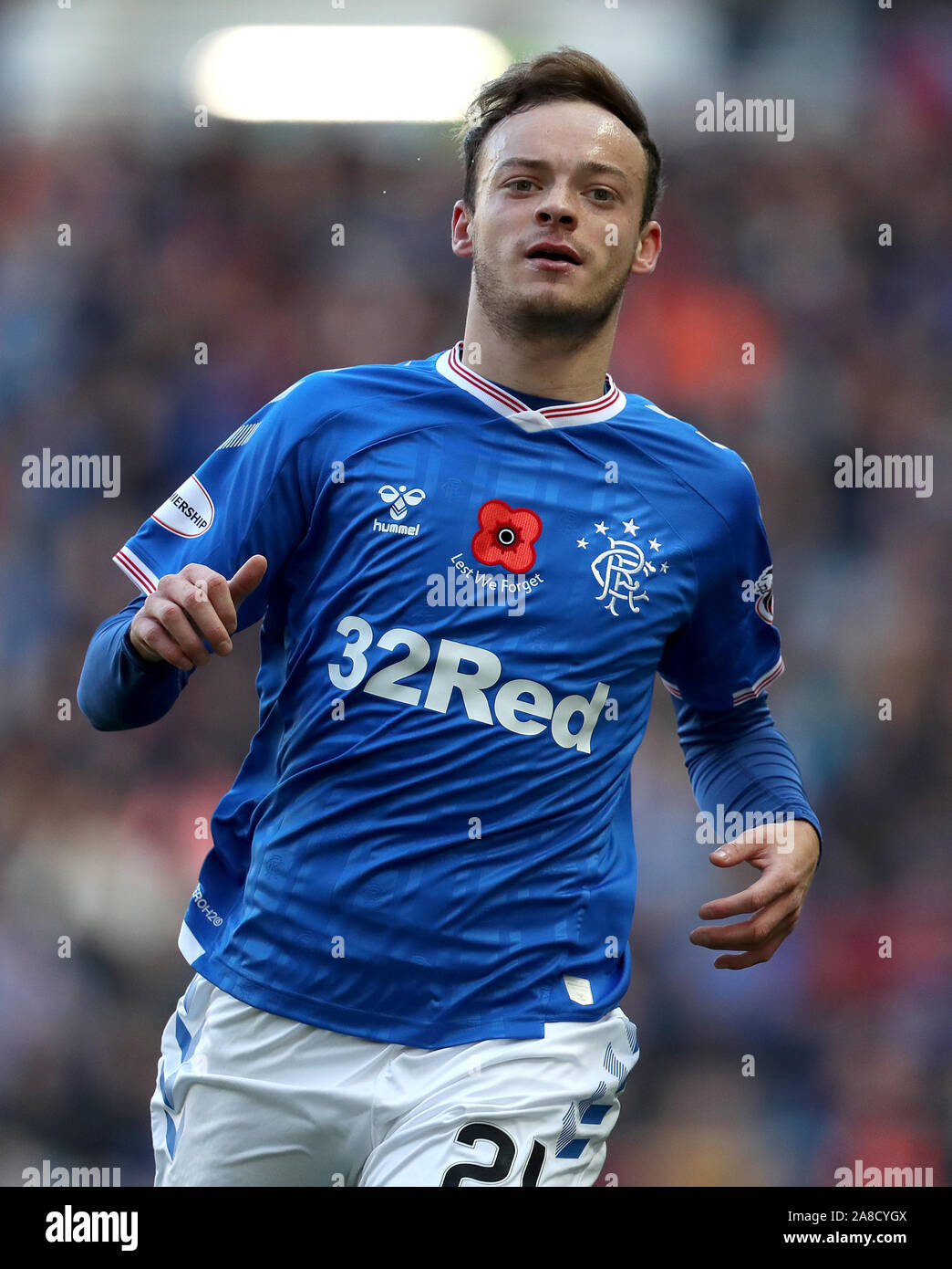 Rangers' Brandon Barker Stock Photo - Alamy