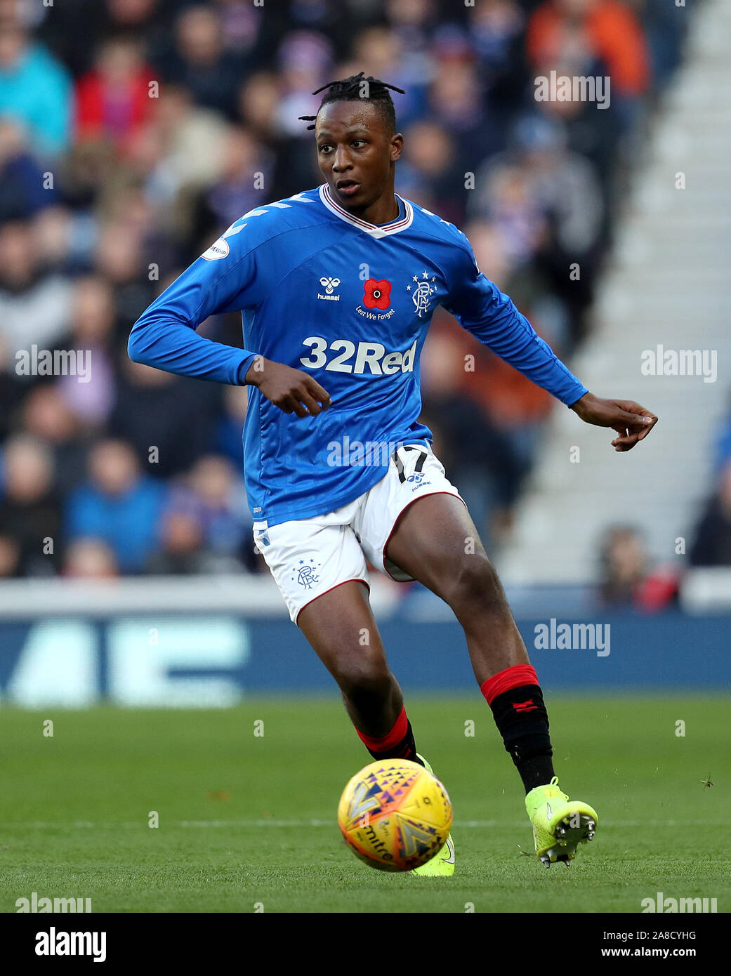 Rangers' Joe Aribo Stock Photo - Alamy