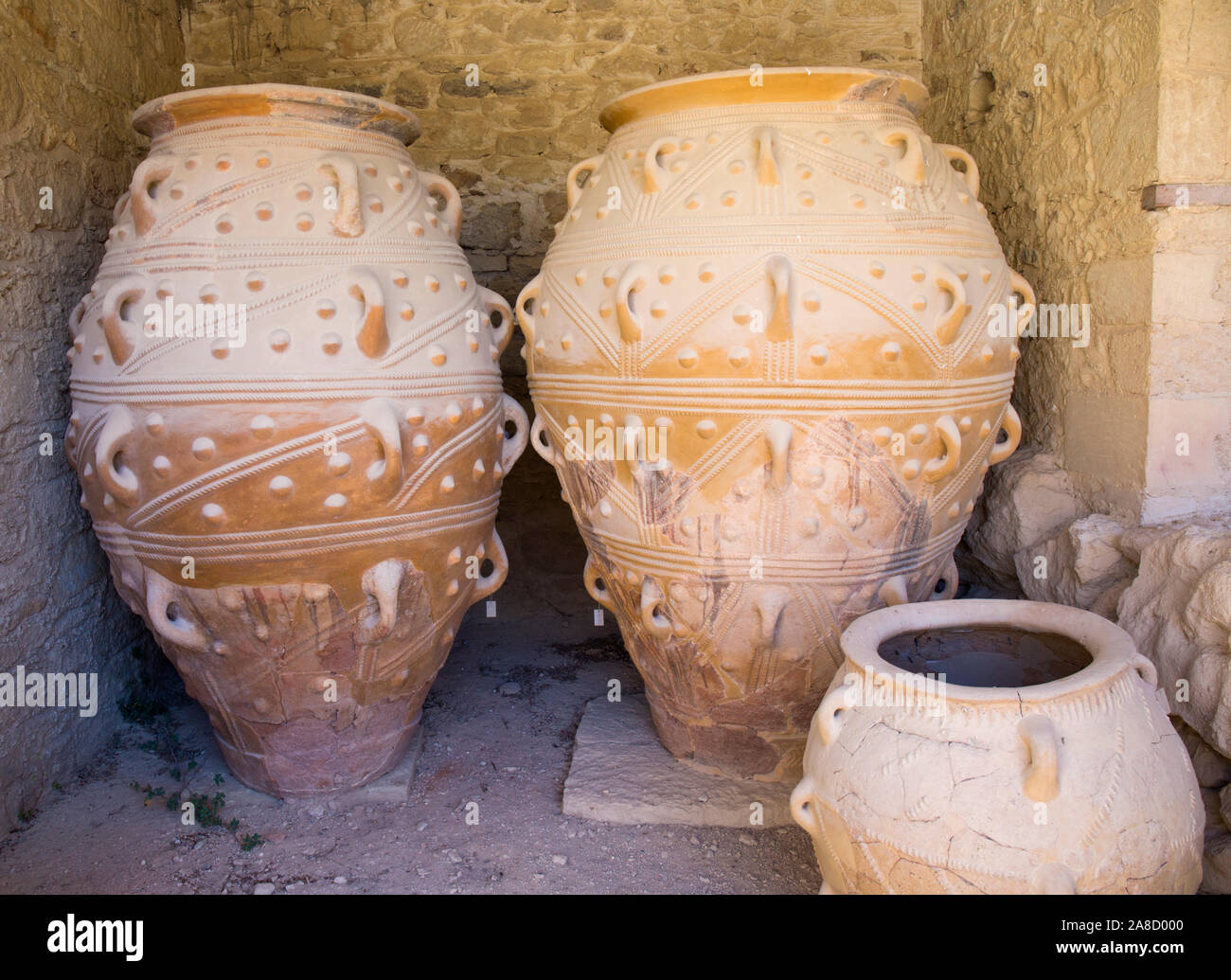 Minoan storage jars at knossos hi-res stock photography and images - Alamy