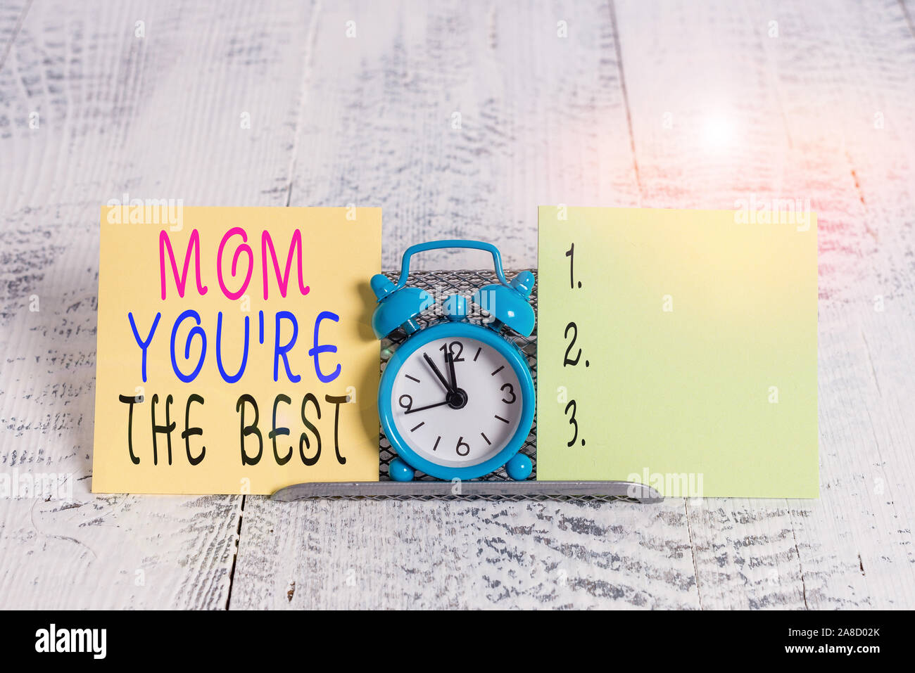 Writing note showing Mom You Re The Best. Business concept for ...