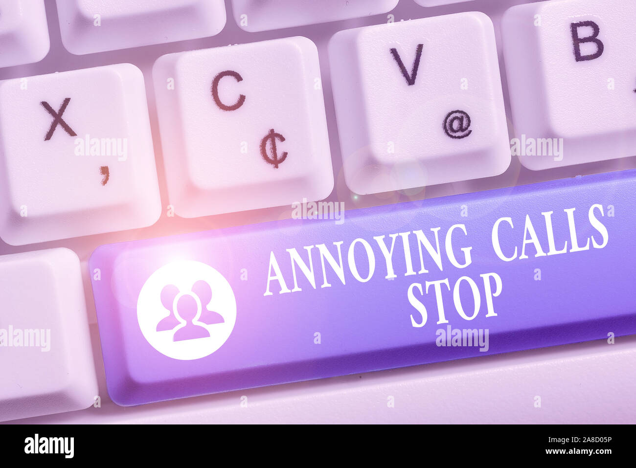 Word writing text Annoying Calls Stop. Business photo showcasing ...