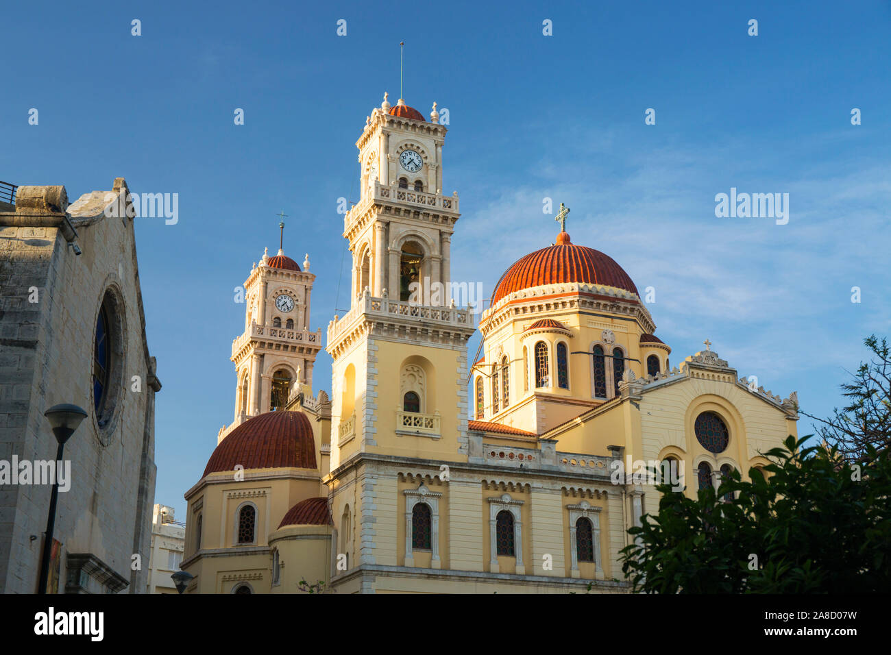 Dome agios minas cathedral heraklion hi-res stock photography and ...