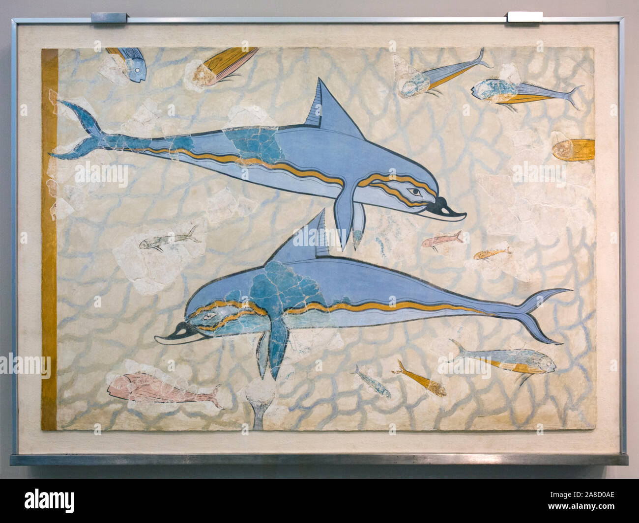 Palace of knossos dolphins hi-res stock photography and images - Alamy